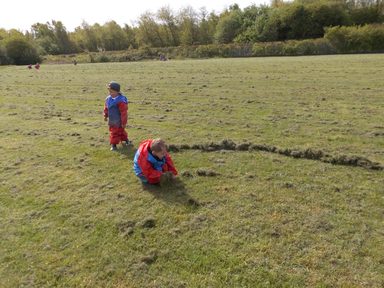 Grass camps! | Windy Nook Primary School