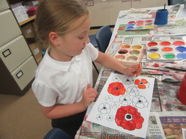 Remembrance Display for Coop Funeral Care | Windy Nook Primary School