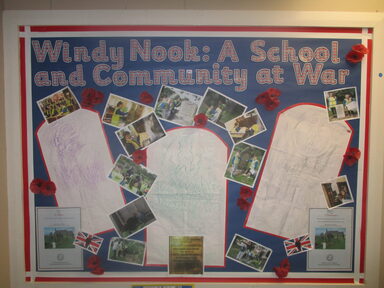 WW1 Displays | Windy Nook Primary School