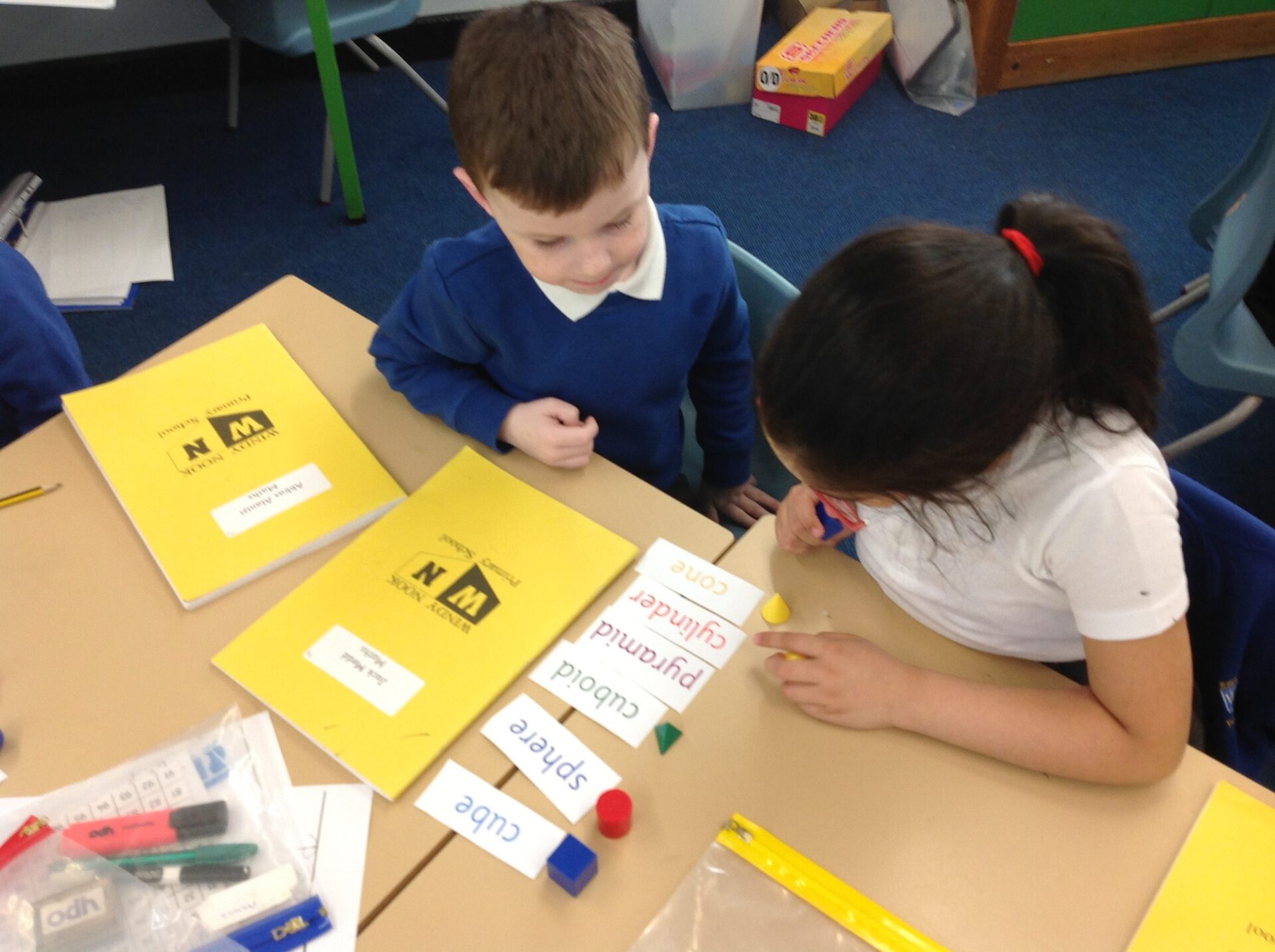 Owls match 3D shapes | Windy Nook Primary School