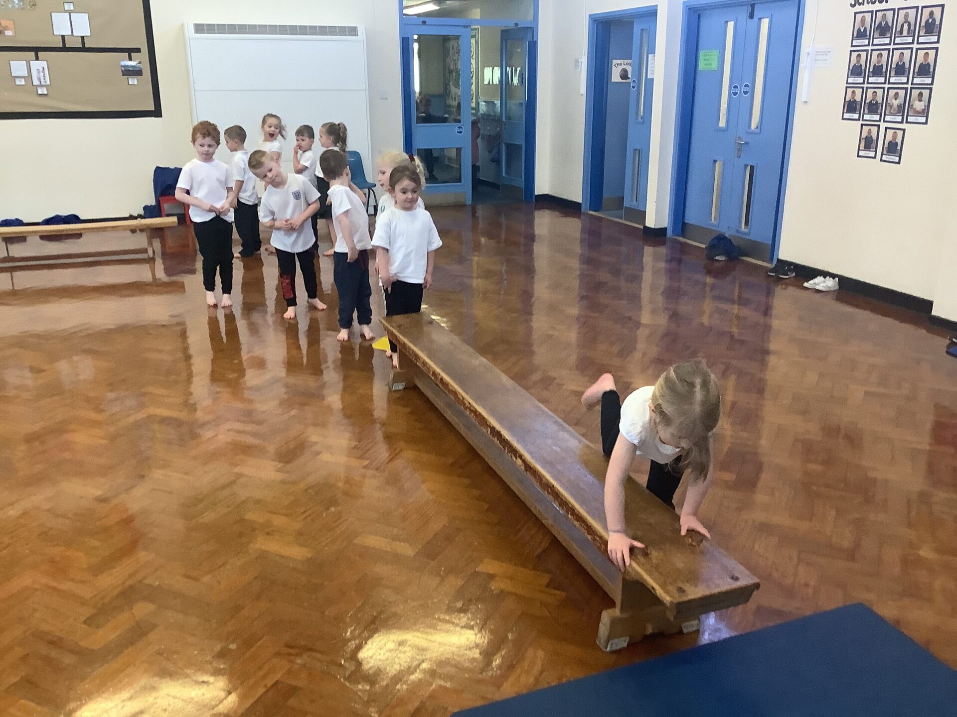 Gymnastic skills in the Reception Classes | Windy Nook Primary School
