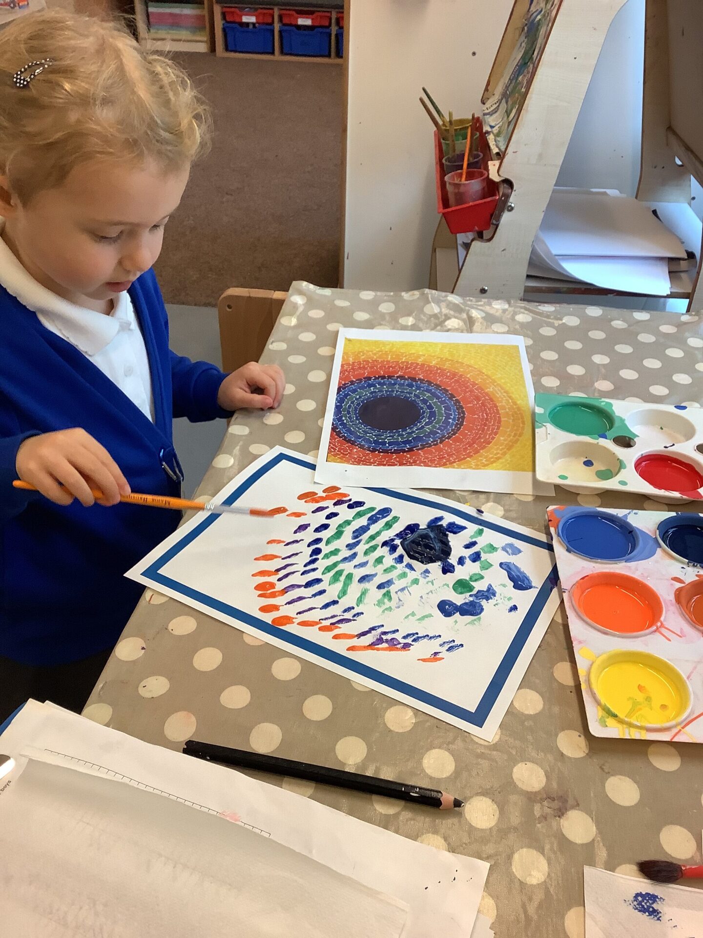 Artists like Alma Thomas in Nursery | Windy Nook Primary School
