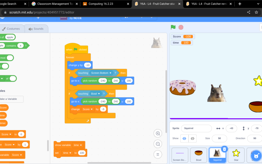 Using Scratch in UKS2 | Windy Nook Primary School